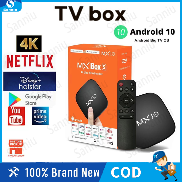 Android 12 TV Ultra 4K HD 2.4G Wifi Allwinner RK3228A Quad-Core USB Set ...
