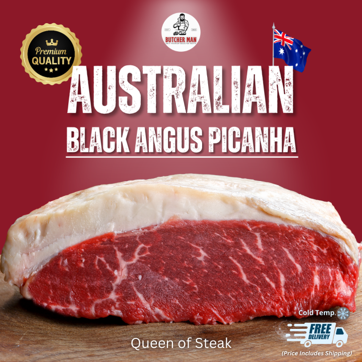 AUS Black Angus Picanha Steak - 100% Grass-Fed Premium Beef | เนื้อ ...
