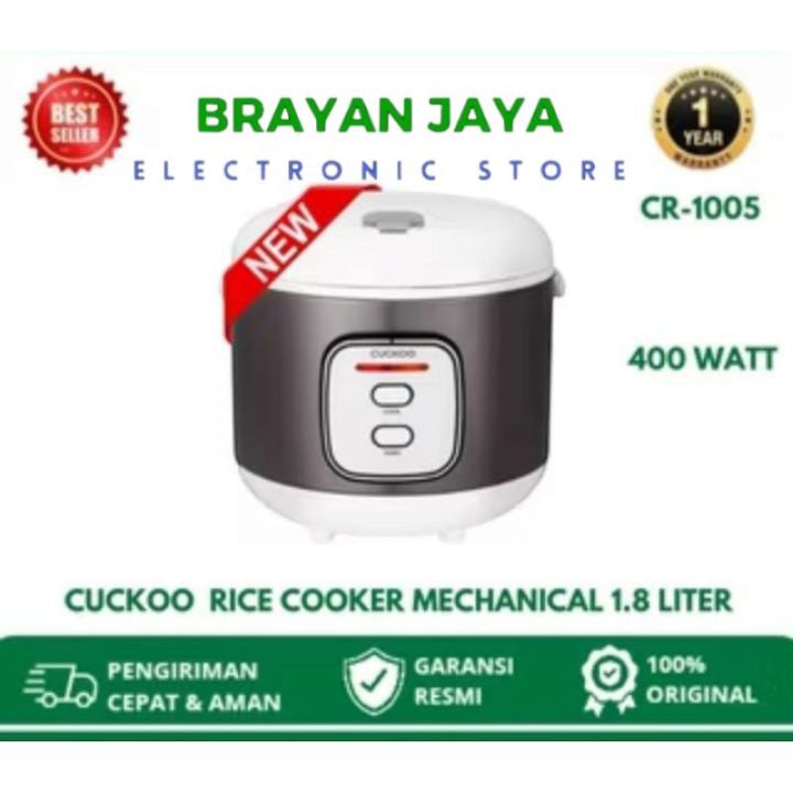PENANAK NASI CUCKOO RICE COOKER CR-1005 KAPASITAS 1,8 LITER MEREK K.O.R ...