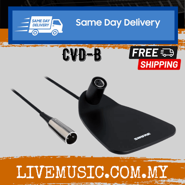 Shure CVD-B Desktop base for Centraverse 12 inch and 18 inch Gooseneck ...