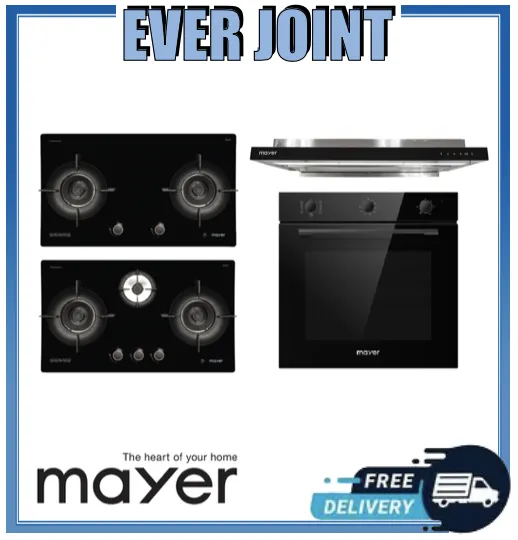 Mayer MMGH892HE 2 Burner / MMGH893HE 3 Burner [86cm] Gas Hob + Mayer ...