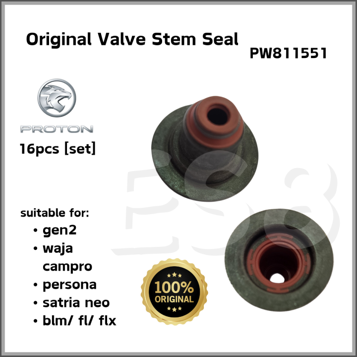 Original Proton Valve Stem Seal-Gen2, Waja Campro, Persona, Satria Neo ...