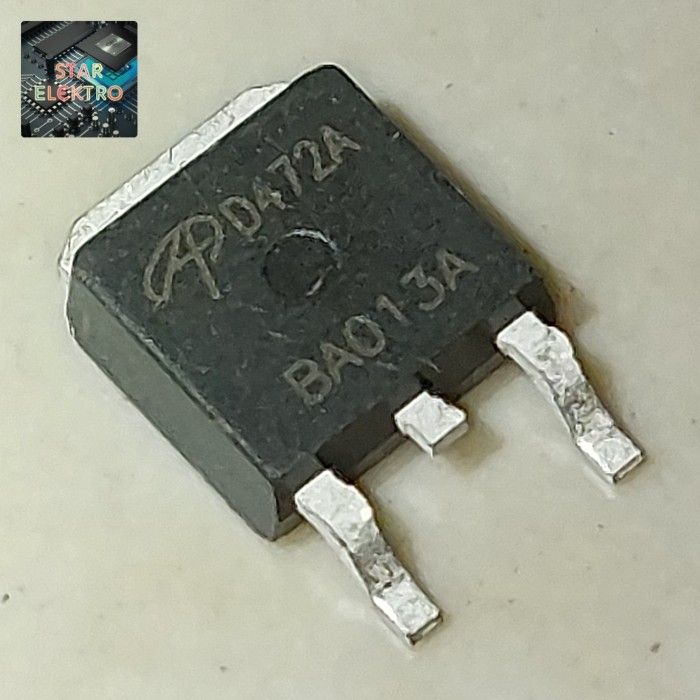 2 Buah 2Pcs D472A To-252 SMD AOD472A AO D472 N-Channel Mosfet 50A 25V ...