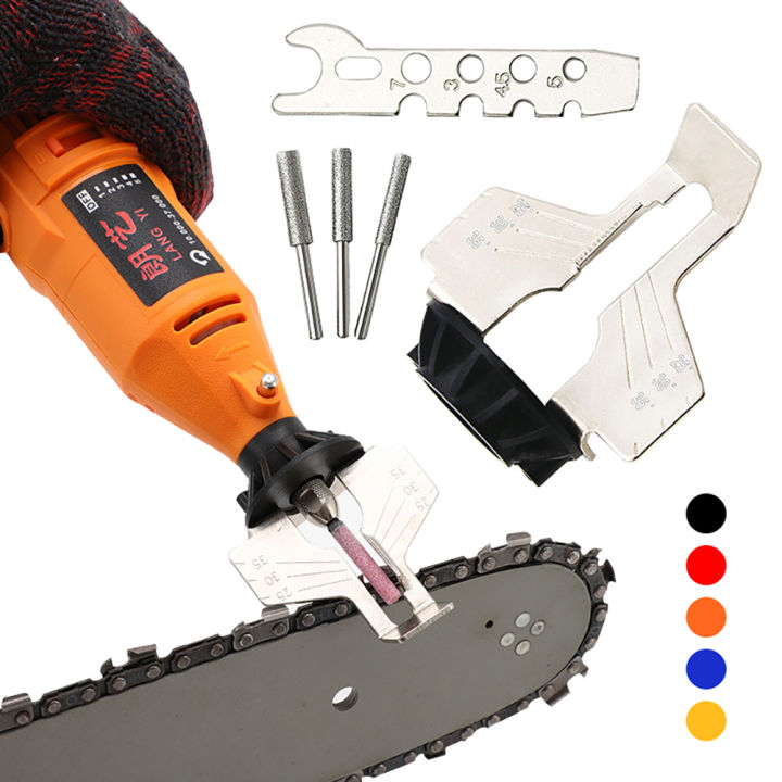 Qiaolis Chainsaw Sharpening Kit Rotary Sharpener Tool Chain Machine Kit ...