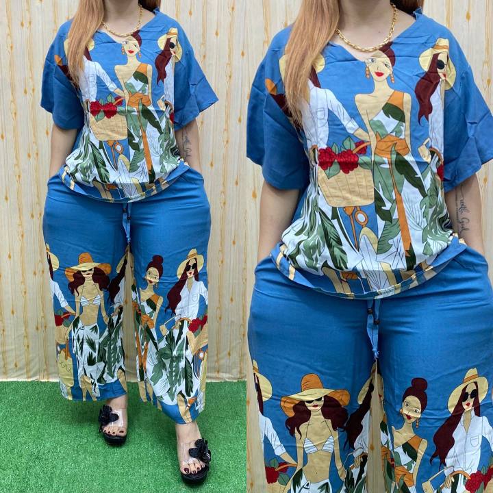 ANDY ELEGANT CHALLIS TERNO PANTS WITH SIDE POCKET COMFORTABLE FIT HIGH ...