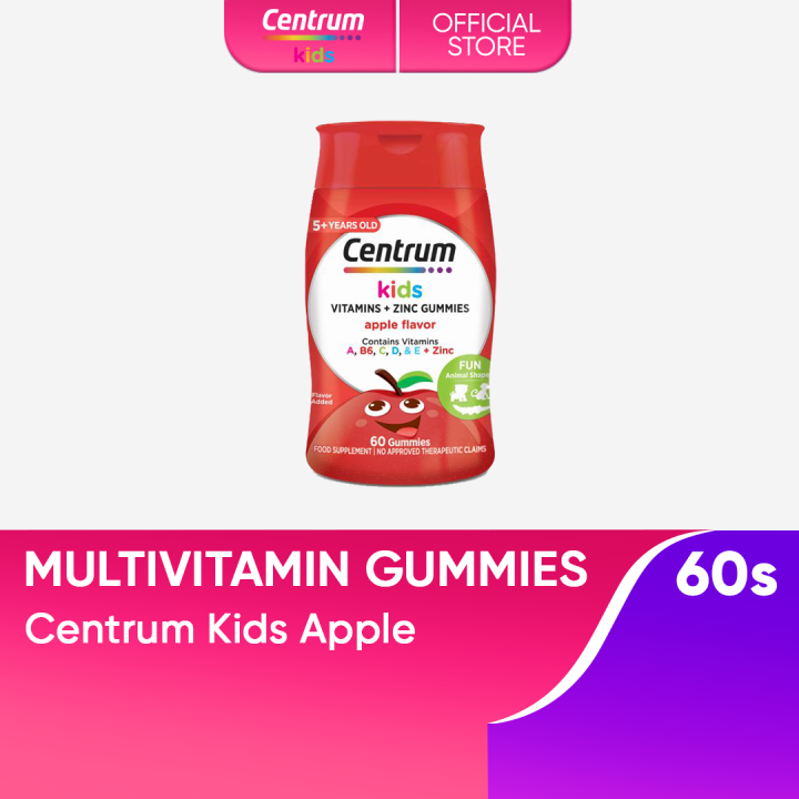 Centrum Kids Multivitamin Gummies Apple 60s | Lazada PH