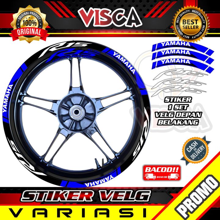 Stiker Velg List Velg Motor Stiker Velg R 15 | Lazada Indonesia