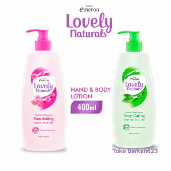 EMERON LOVELY NATURAL BODY LOTION 400ML | Lazada Indonesia