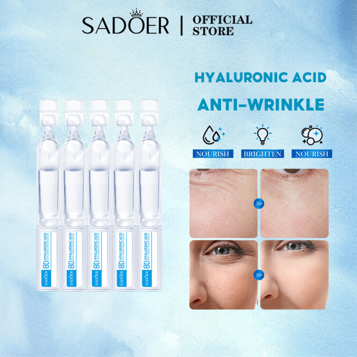 SADOER 8D acid Anti wrinkle repair essence Secondary throwing Hydrating essence | Lazada.co.th