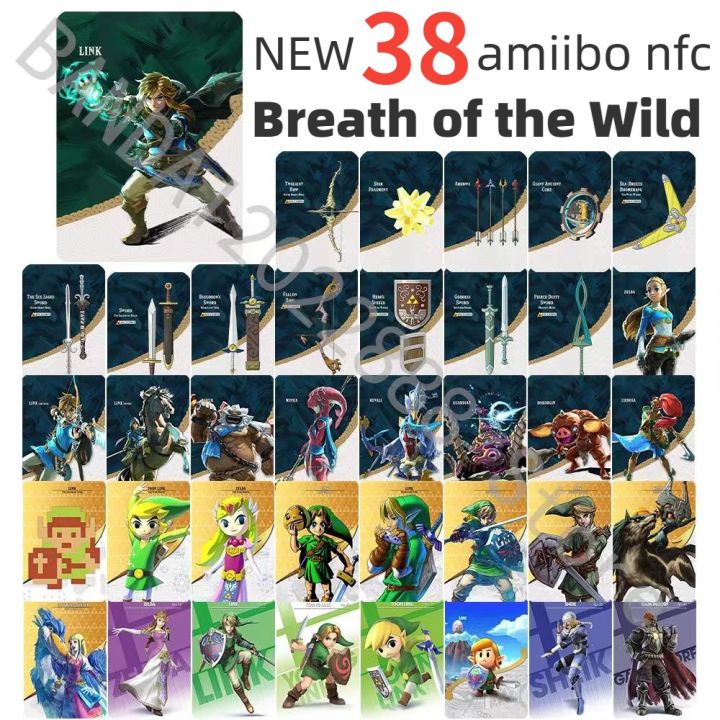 38Pcs The Legend of Zelda Tears of the Kingdom Switch Amiibo NFC ...