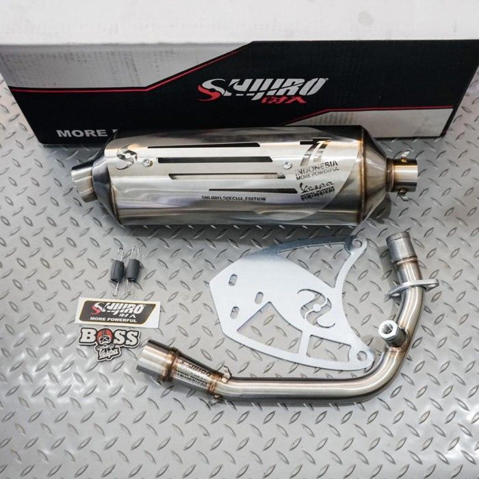 Knalpot Shijiro Standar Racing Special Edition Kemerdekaan 77th Silver ...