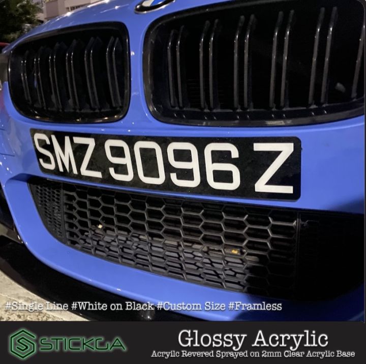 [Stickga Plates] Cheapest Acrylic Car Plate (LTA Compliance) | Lazada ...