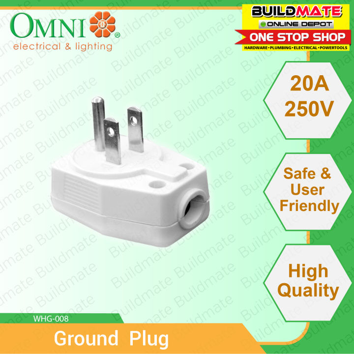 OMNI Heavy Duty Ground Plug WHG-008 - BUILDMATE - | Lazada PH