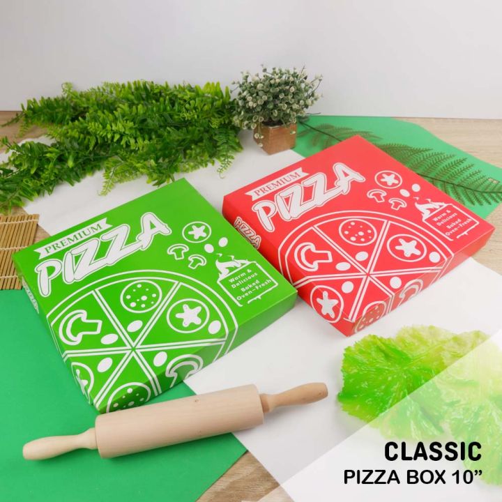 PIZZA BOX 10 INCHES (25 BOXES) with DESIGN | Lazada PH