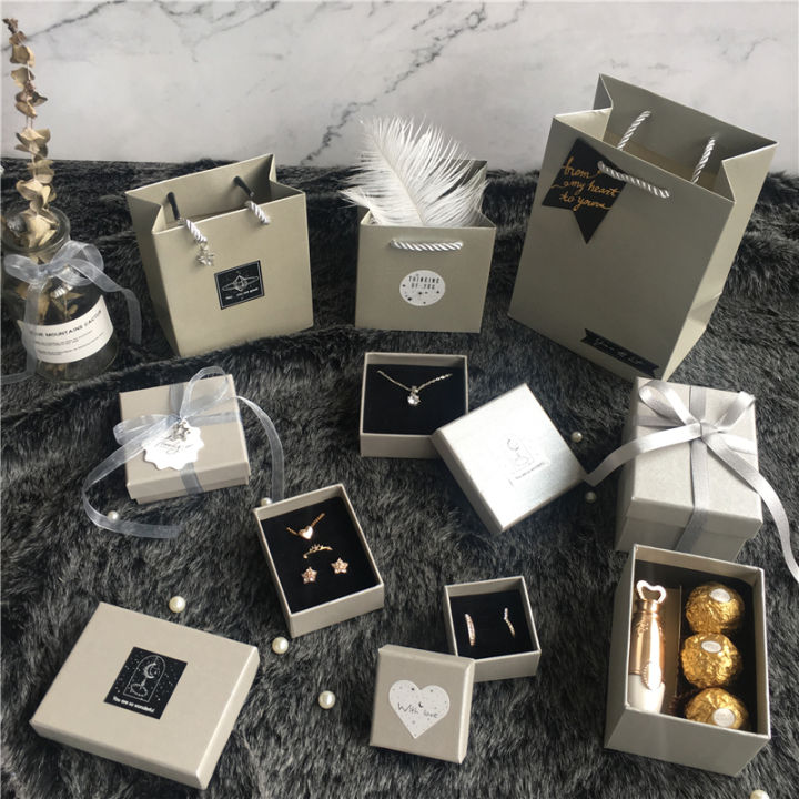 กล่องของขวัญ Pearl Set กล่องสำเร็จรูป กล่องเปล่า กล่องกระดาษแข็งอย่างดี ...