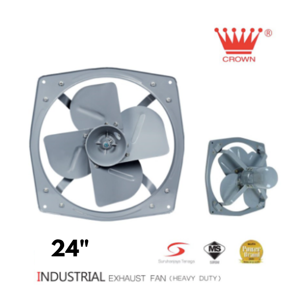 CROWN 24" Industrial Exhaust Fan (Heavy Duty) FP60 | Lazada