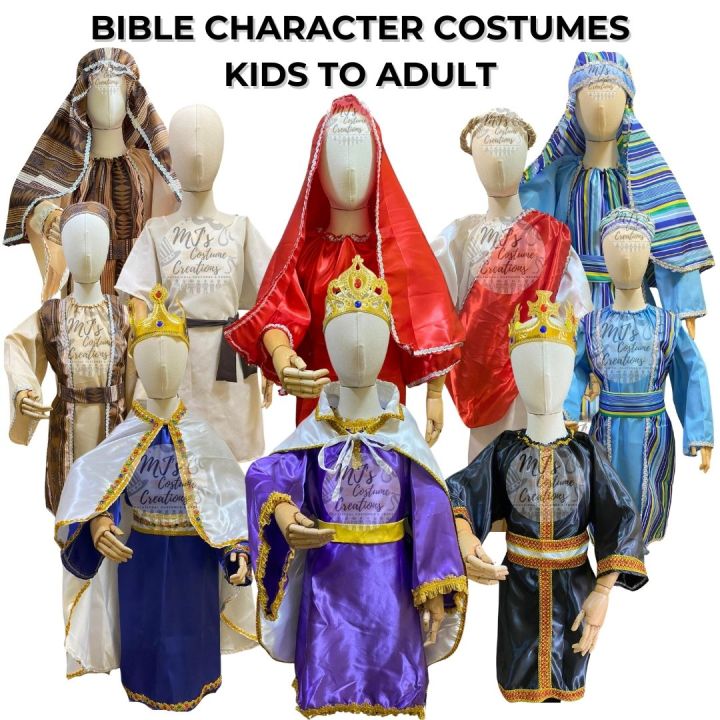 BIBLE CHARACTERS COSTUMES KIDS TO ADULT | Lazada PH