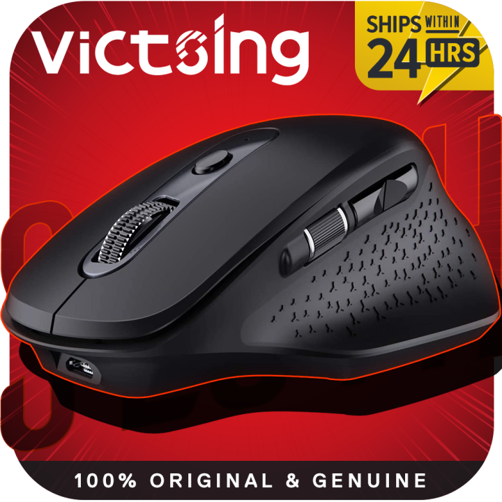 VicTsing Pioneer Rechargeable Bluetooth Mouse, Easy-Switch Up to 3 ...