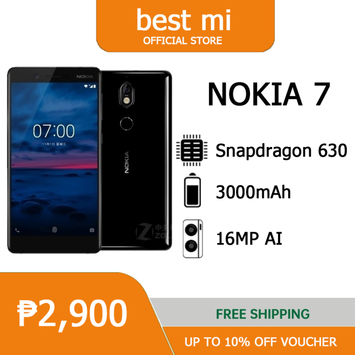 Original Nokia 7 Android Smartphone Dual Sim 4GB/6GB RAM 64GB ROM ...