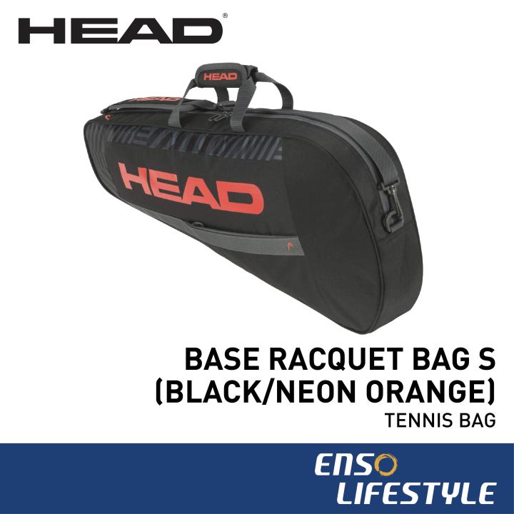 HEAD Tennis Racket Bag - Base Racquet Bag S (Black/Orange) [Enso ...