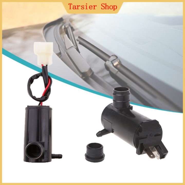 12V Front Windshield Washer Pump Replacement Universal Automotive ...