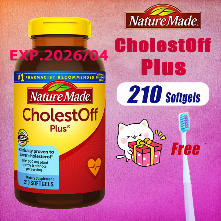Nature made CholestOff plus 210 tablets | Lazada.co.th