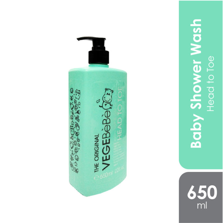 The Original Vegebebe Head to Toe Baby Bath 650ml | Baby wash, soap ...