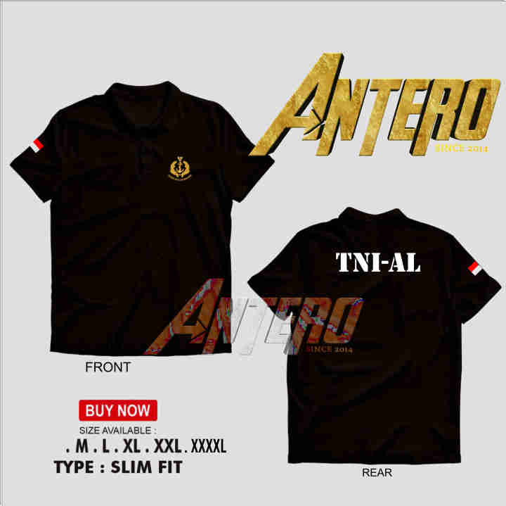 Kaos polo shirt komando TNI AL tentara Indonesia angkatan laut militer | Lazada Indonesia