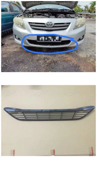 Hardingsun front bumper lower grill for toyota altis 2011 2012 2013 ...
