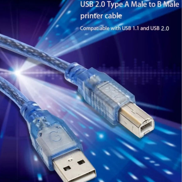1.5M,3M,5M,10M USB 2.0 A to B Male MM Printer Print High Speed Cable ...