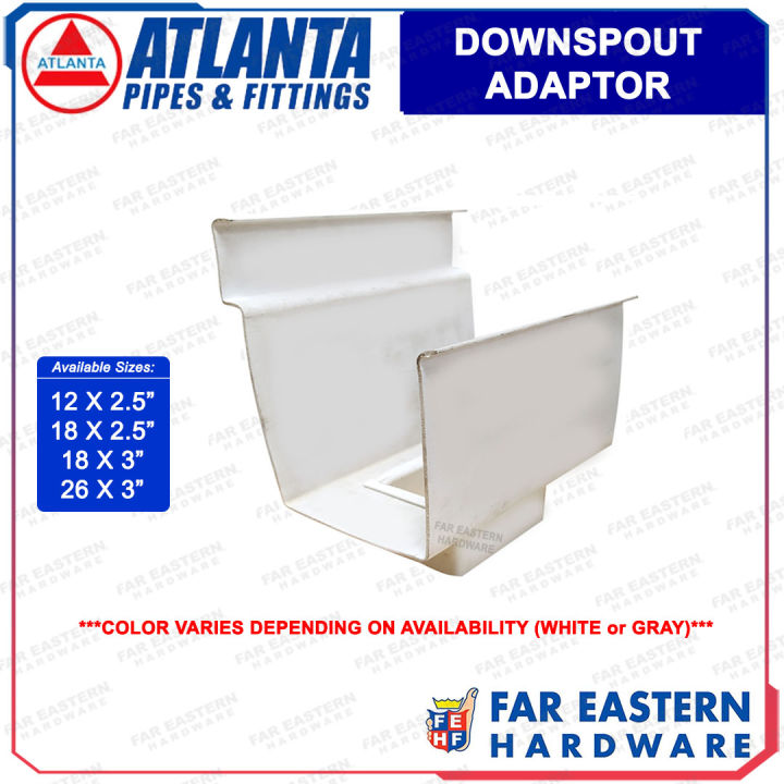 ATLANTA DURACON Rain Water Downspout | Gutter System Connector PVC ...