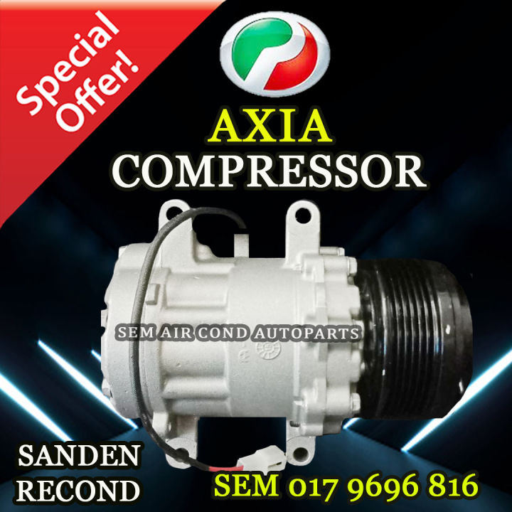 PERODUA AXIA SANDEN RECOND COMPRESSOR (CAR AIR COND SYSTEM) | Lazada