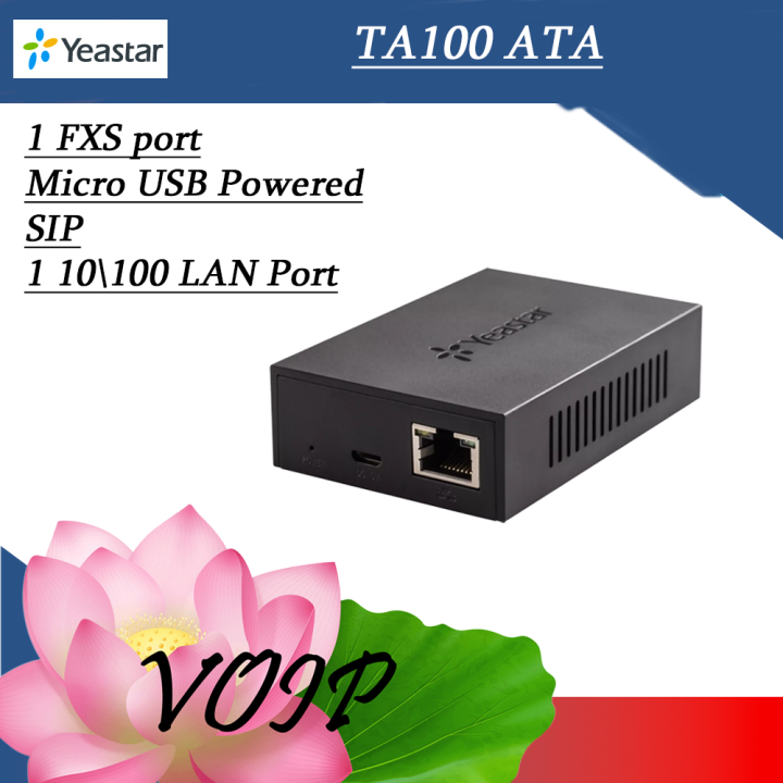 Yeastar TA100 1* FXS port, Analog Extensions for IP-PBX, Connect Legacy PBX with SIP Trunkings ...