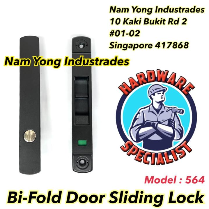 Hardware Specialist 564 Toilet Bi Fold Sliding Lock / Toilet Door Lock ...