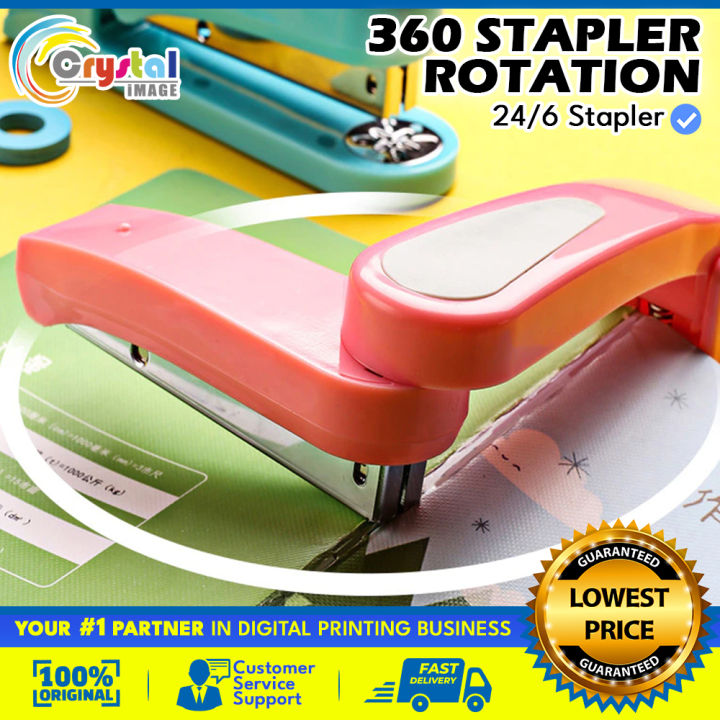 KW-TRIO 360 Stapler Rotation Heavy Duty Effortless Long Paper Swivel ...