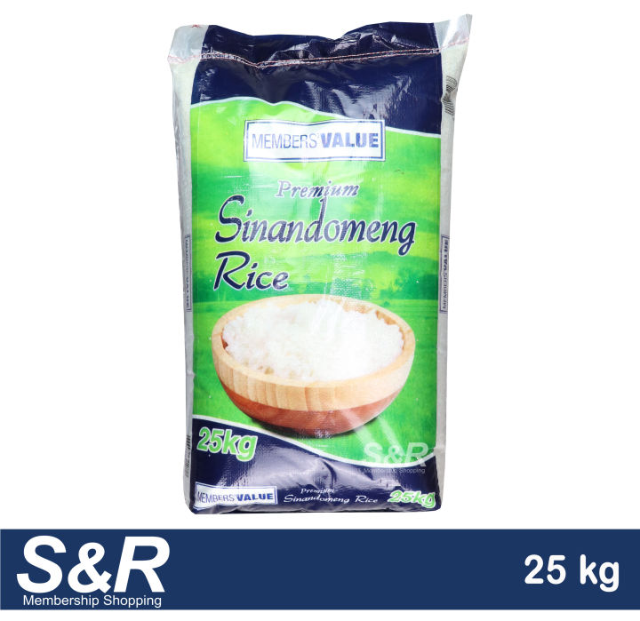 Members' Value Sinandomeng Premium Rice 25kg | Lazada PH