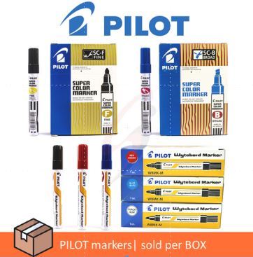 (per BOX) Pilot Marker | Permanent, Whiteboard | Lazada PH