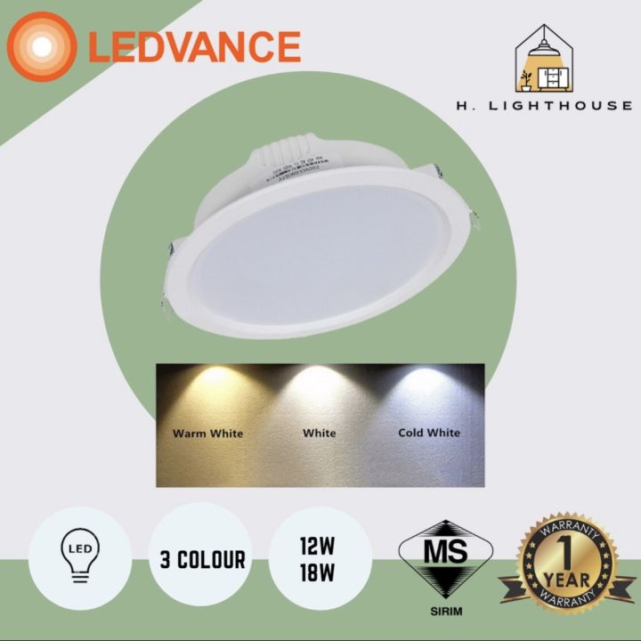 OSRAM LEDVANCE LED Downlight 12W 18W with Warranty | Lazada