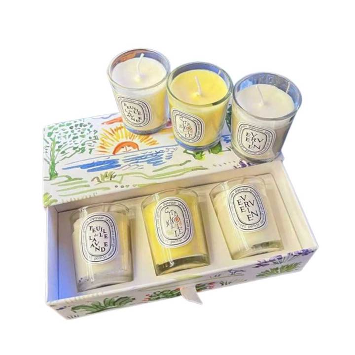 Diptyque Summer Limited Scented Smoked Candle Gift Box 70g x 3 ...