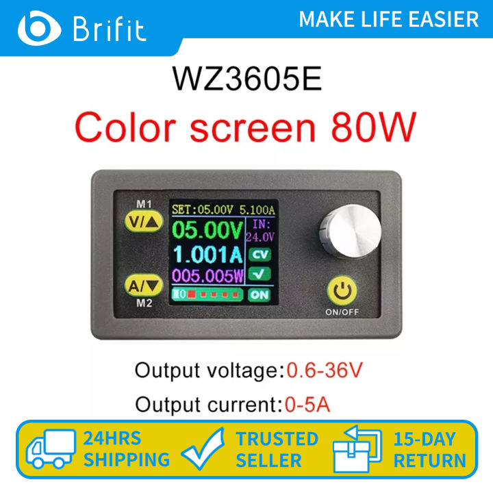 Brifit WZ3605E Adjustable CNC DC Voltage Regulator with LCD Display 5A ...