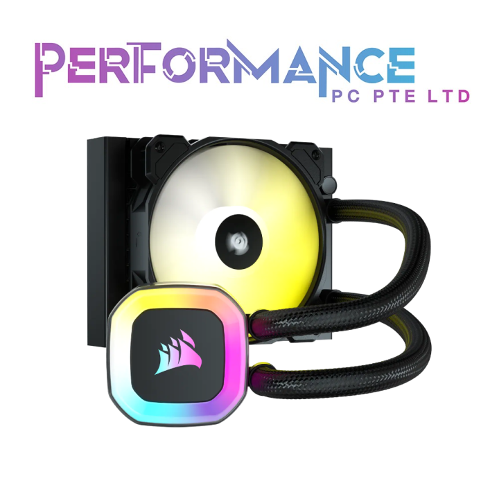 Corsair H55/H100/H150 RGB 120mm/240mm/360mm AIO Liquid CPU Cooler (3 ...