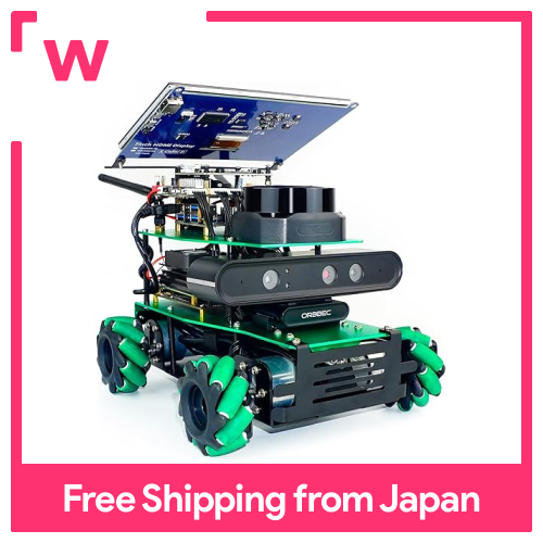 Yahboom Jetson Nano Official Robot Kit [Authorized Agent] AI Programming Kit with 7 Screen ...