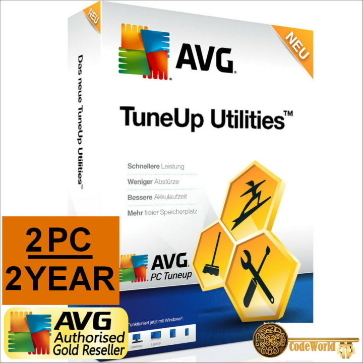 AVG TUNEUP UTILITIES 2PC-2YEARS GENUINE LICENSE KEY | Lazada PH