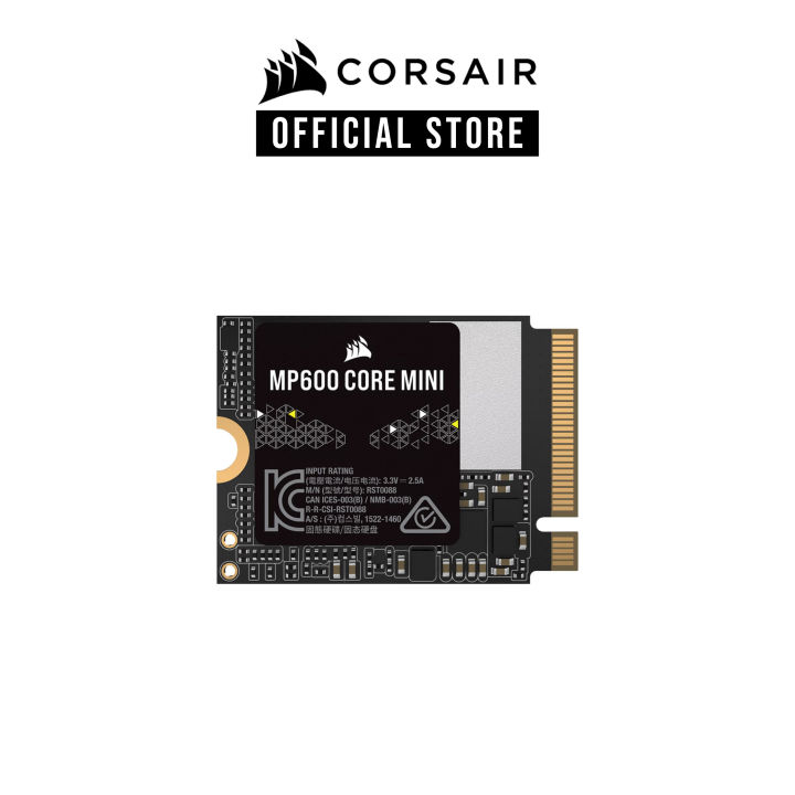 CORSAIR MP600 CORE MINI PCIe 4.0 (Gen4) x4 NVMe M.2 SSD (1TB / 2TB ...