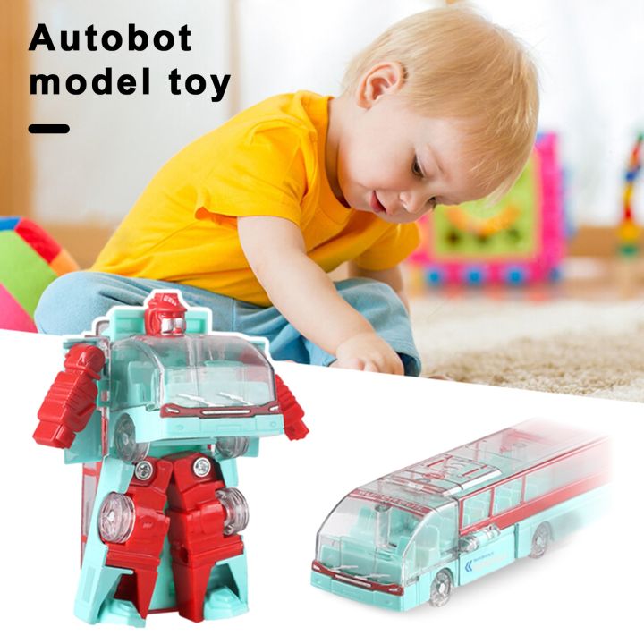 Bodhiwish Transform Robot Bus Toy Transforming Vehicle Toy Alloy ...