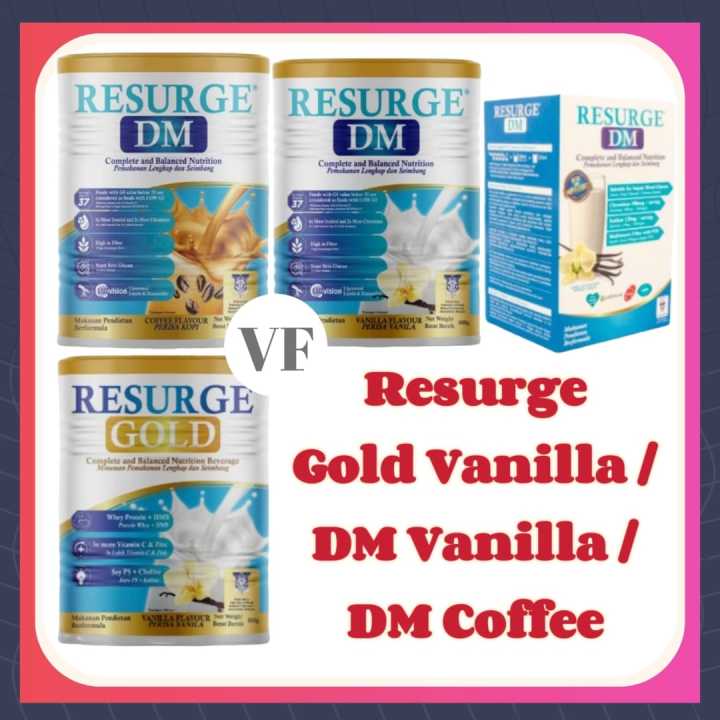 Resurge Gold / Resurge DM Vanilla / Coffee 800g / 53g x 8s | Lazada ...