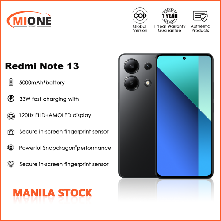 Xiaomi Redmi Note 13 Global Version 6+128GB/8+256GB Snapdragon 685 ...
