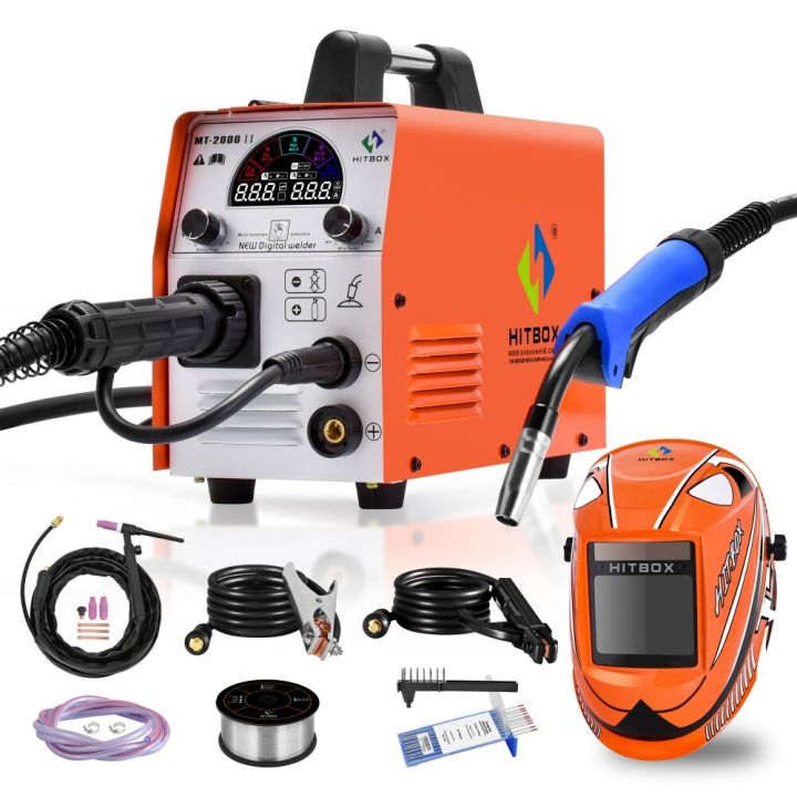 5 In 1 Hitbox Mt2000 Mig Welder Tig Mma Semi Automatic Welding Machine