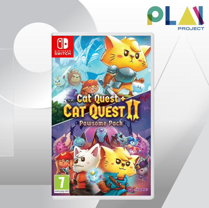 Nintendo Switch : Cat Quest + Cat Quest II Pawsome Pack [มือ1] [แผ่นเก ...