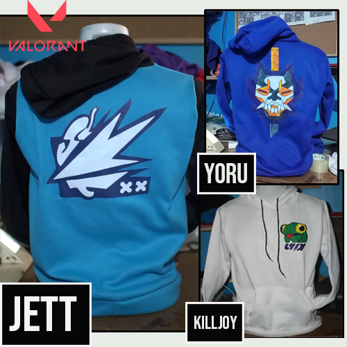 Valorant Jacket Hoodie Jett Yoru Killjoy | Lazada PH
